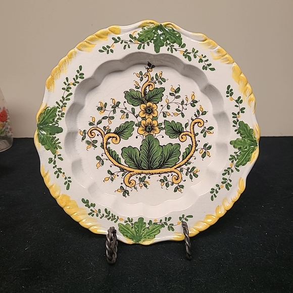 Bassano | Art | Vintage Hand Painted Majolica Plate By Bassano Made In ...